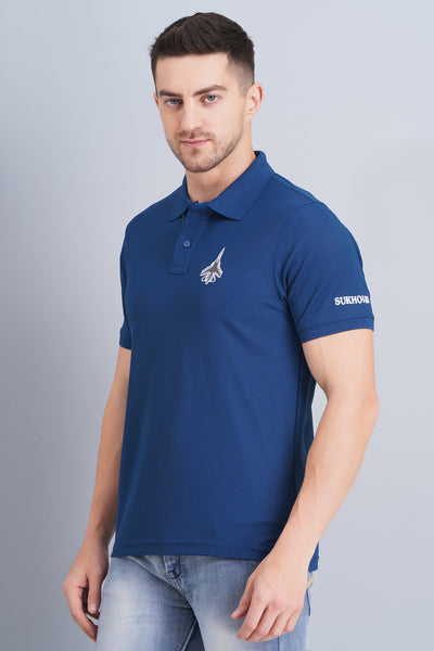 Men's Polo T Shirt SUKHOI-30 RAMA BLUE – SVN9T9 SPORTS WEAR PRIVATE LIMITED